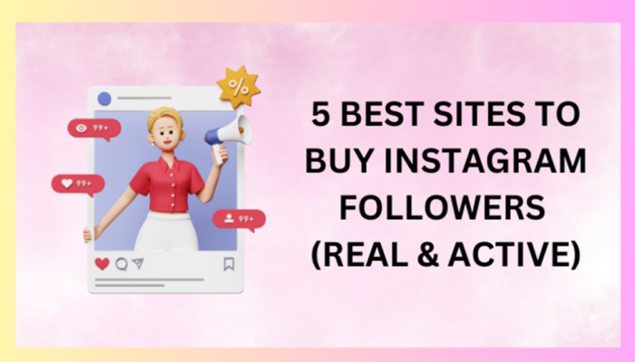 Buy Instagram Followers: 5 Best Sites To Buy Instagram Followers in ...