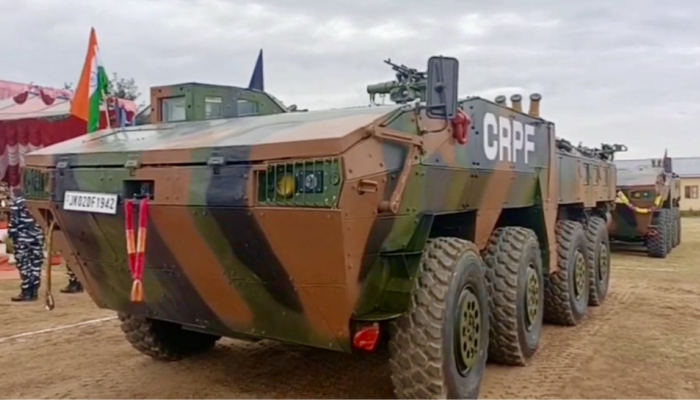 CRPF Gets A New Beast For Anti-Terror Ops In Kashmir, DRDO's 8X8 Vehicle WHAP | India News | Zee ...