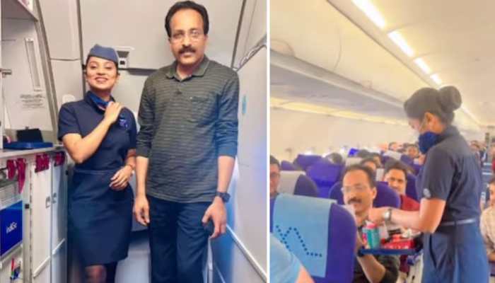 Watch: IndiGo Cabin Crew Welcomes ISRO Chief S Somanath On Flight ...