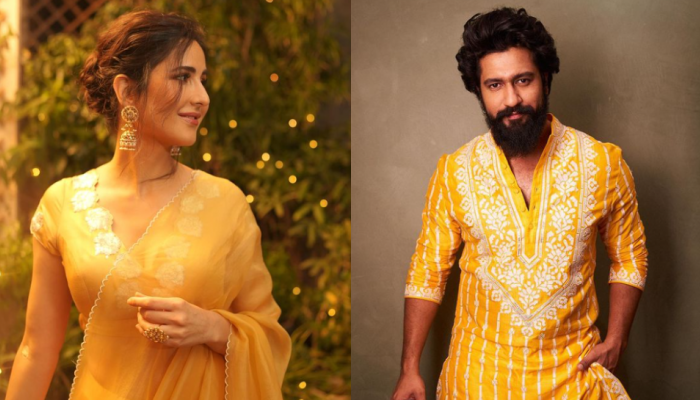Katrina Kaif Dazzles In Saree As She Steps Out For Dinner With Vicky ...