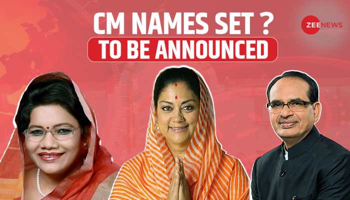 Suspense Ends! BJP Finalises CM For Rajasthan, Chhattisgarh, Madhya ...