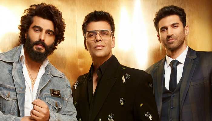Brewing Bromance On Koffee With Karan, Hunks Aditya Roy Kapur And Arjun Kapoor Grace The Couch ...
