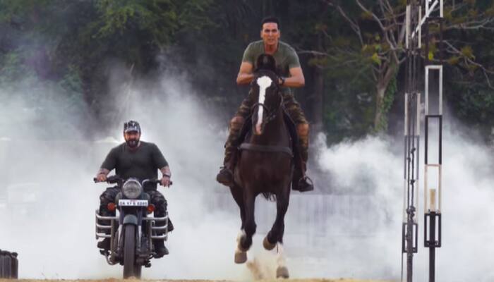 16 Years Of 'Welcome': Akshay Kumar Drops Sneak Peek From Welcome To The Jungle With Sanjay Dutt ...