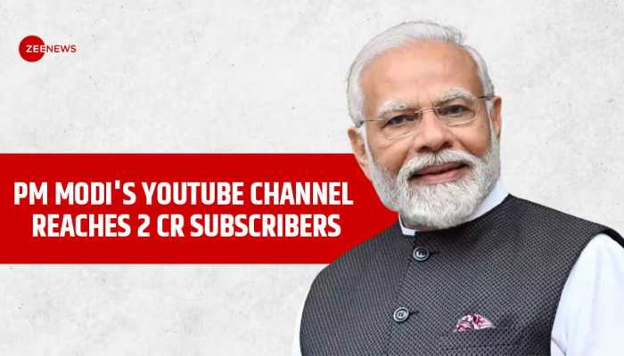 PM Narendra Modi's YouTube Channel Reaches 2 Crore Subscribers | India ...