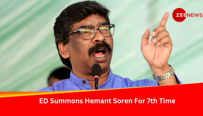 Jharkhand CM Soren Summoned By ED for Seventh Time In Money Laundering Case | India News | Zee News