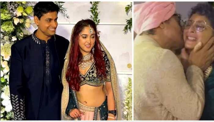 Ira Khan Wedding: Aamir Khan KISSES Ex-Wife Kiran Rao On Stage, Fan ...