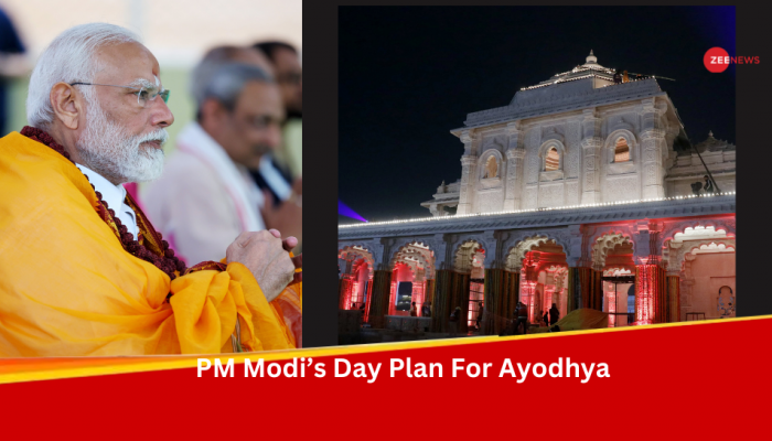 Ayodhya Ram Temple Opening: Check PM Modis Full Schedule For Pran Pratishtha | India News | Zee News
