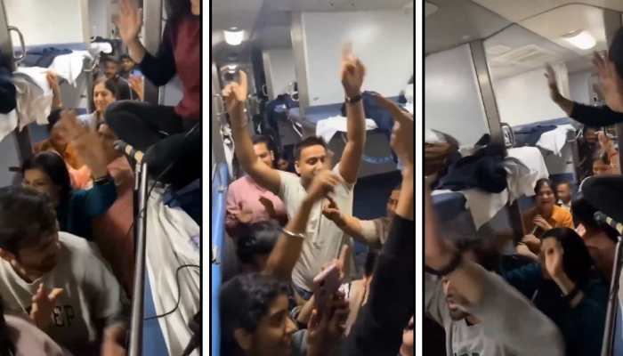 Passengers Celebrate Inauguration Of Ram Mandir On Train; Video Goes ...
