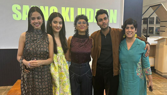 Laapataa Ladies Lead Cast Pratibha, Sparsh, Nitanshi Goel Along With Director Kiran Rao Attend ...