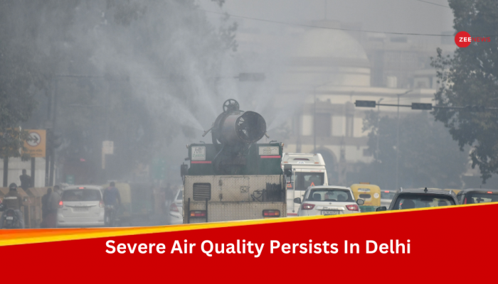 Severe Air Quality Persists Across Various Locations In Delhi | India News | Zee News