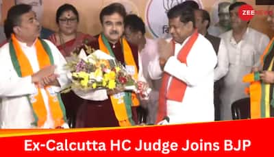 Ex-Calcutta HC Judge Abhijit Gangopadhyay Who Was At Odds With TMC Joins BJP | India News | Zee News