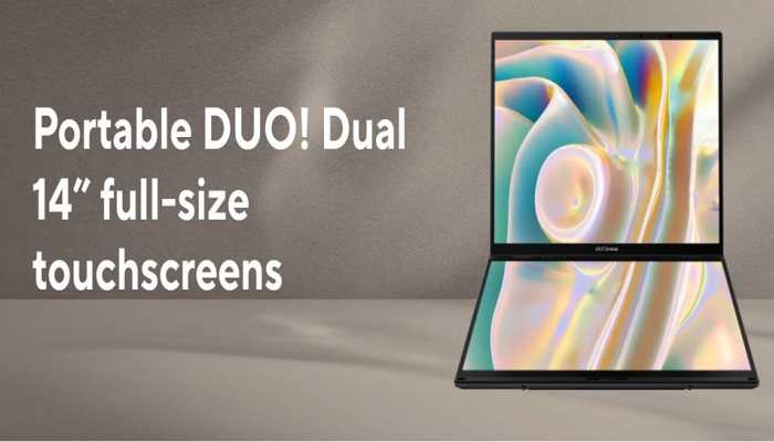 Asus ZenBoook Duo Laptop With Dual OLED Touchscreens Launched In India ...