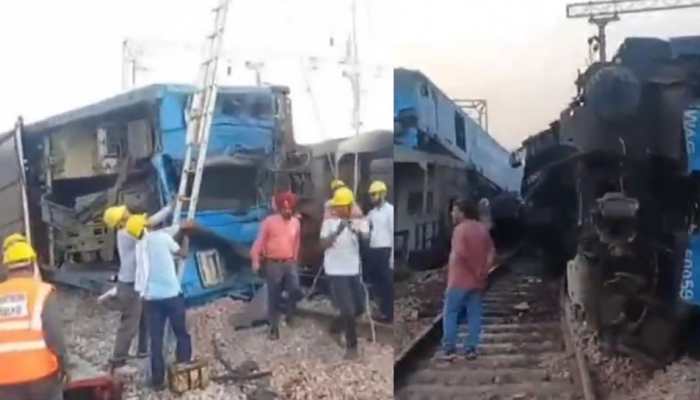 Punjab Train Collision: Two Loco Pilots Injured After Engine Hits ...