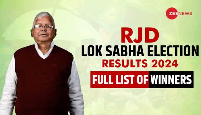 RJD Election Results 2024: Check Full List of Winners Candidate Name, Total Vote Margin | India ...