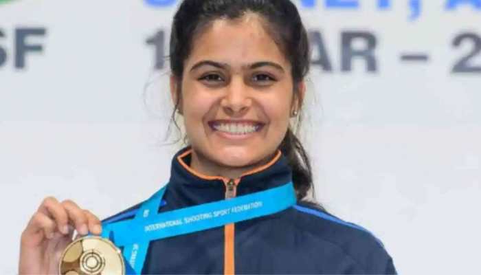 Manu Bhaker Creates History With Bronze Medal In 10m Air Rifle Shooting ...