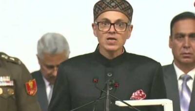 Omar Abdullah Takes Oath As Chief Minister Of Jammu And Kashmir | India News | Zee News