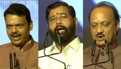 Devendra Fadnavis Sworn-In As CM Of Maharashtra; Ajit Pawar, Eknath Shinde His Deputies | India ...