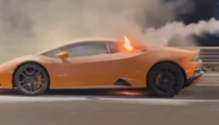 Lamborghini Catches Fire On Mumbai Road, Gautam Singhania Slams Brand ...