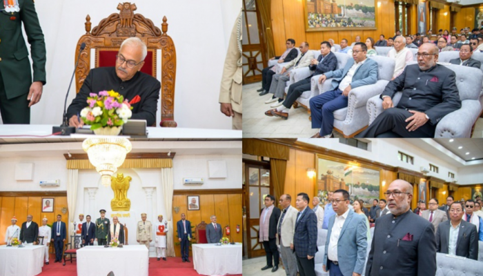 Ajay Kumar Bhalla Sworn In As Governor Of Manipur Amid Challenges Of ...