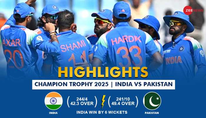 IND VS PAK, CT-2025 5th Match Highlights: Virat Kohli Slams 51st ODI Century As India Thrash ...