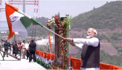 PM Modi Waves Tiranga At Chenab Bridge Inauguration, Sends Strong Message Post-Pahalgam Attack ...