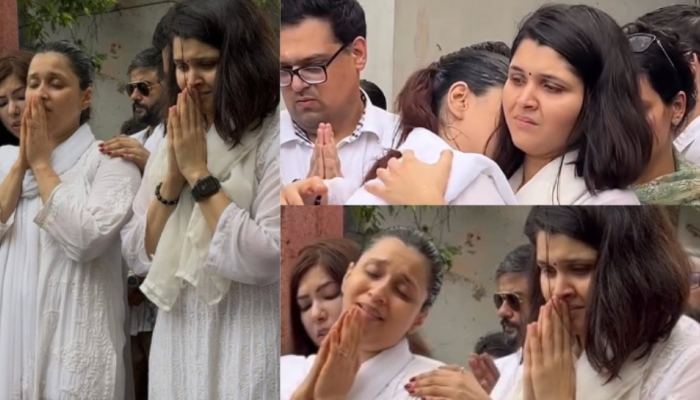 Raman Rai Handa Funeral: Mannara Chopra Breaks Down, Nearly Faints ...