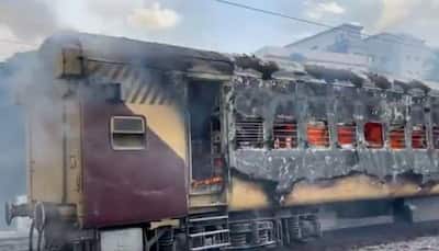 Andhra Pradesh: Fire Breaks Out In Stationed Train Coaches At Tirupati ...