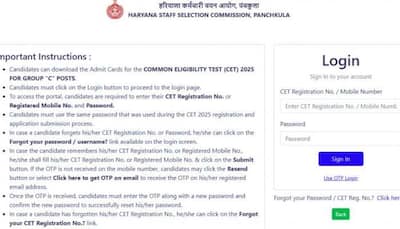 HSSC CET Admit Card 2025 OUT At hssc.gov.in- Check Direct Link, Other ...