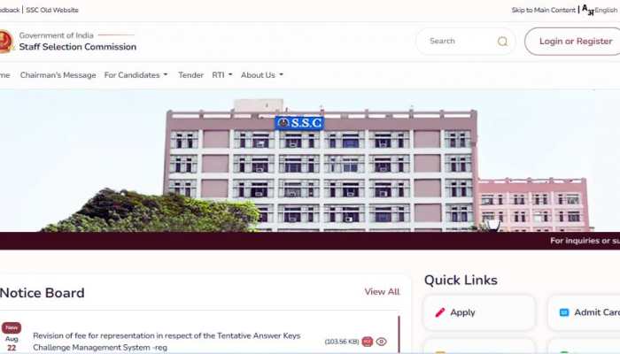 SSC Stenographer 2025: Grade C And D Answer Key, Response Sheet Released At ssc.gov.in- Check ...