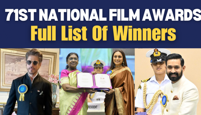 71st National Film Awards: Shah Rukh Khan, Mohanlal, Rani Mukerji, Vikrant Massey Win Top ...