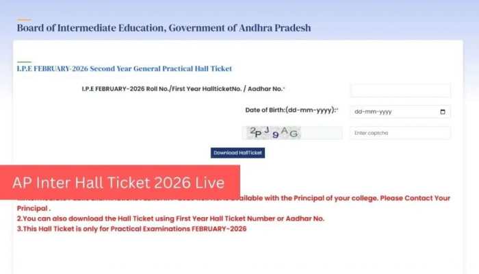AP Inter Hall Ticket 2026 OUT: Here’s how to download the admit card ...