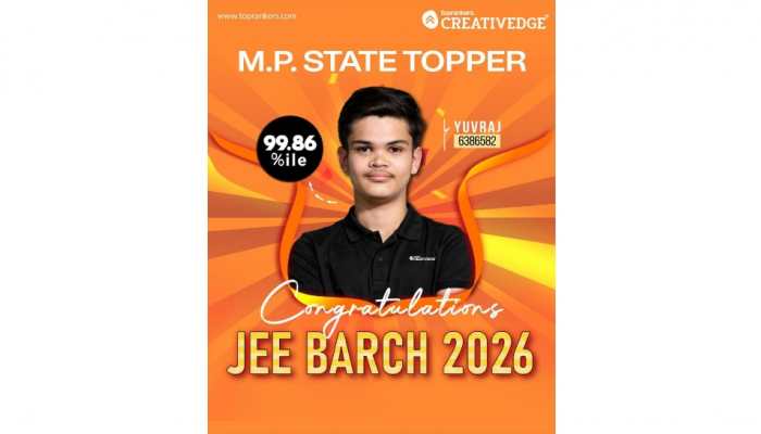 Built on clarity, crowned with 99.86 Percentile: MP’s JEE B.Arch 2026 ...
